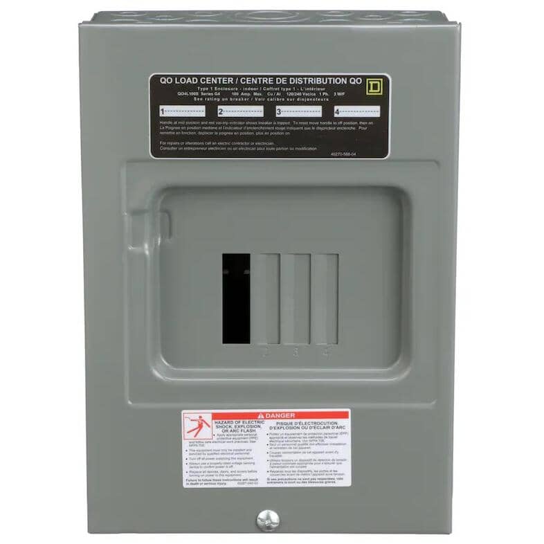 SQUARE D 4 Circuit Surface Mount Loadcentre | Home Hardware