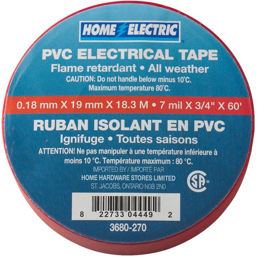 HOME ELECTRIC PVC Electrical Tape | Home Hardware