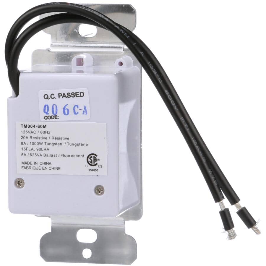 WOODS 60 Minute Spring Wound Timer, less Plate | Home Hardware