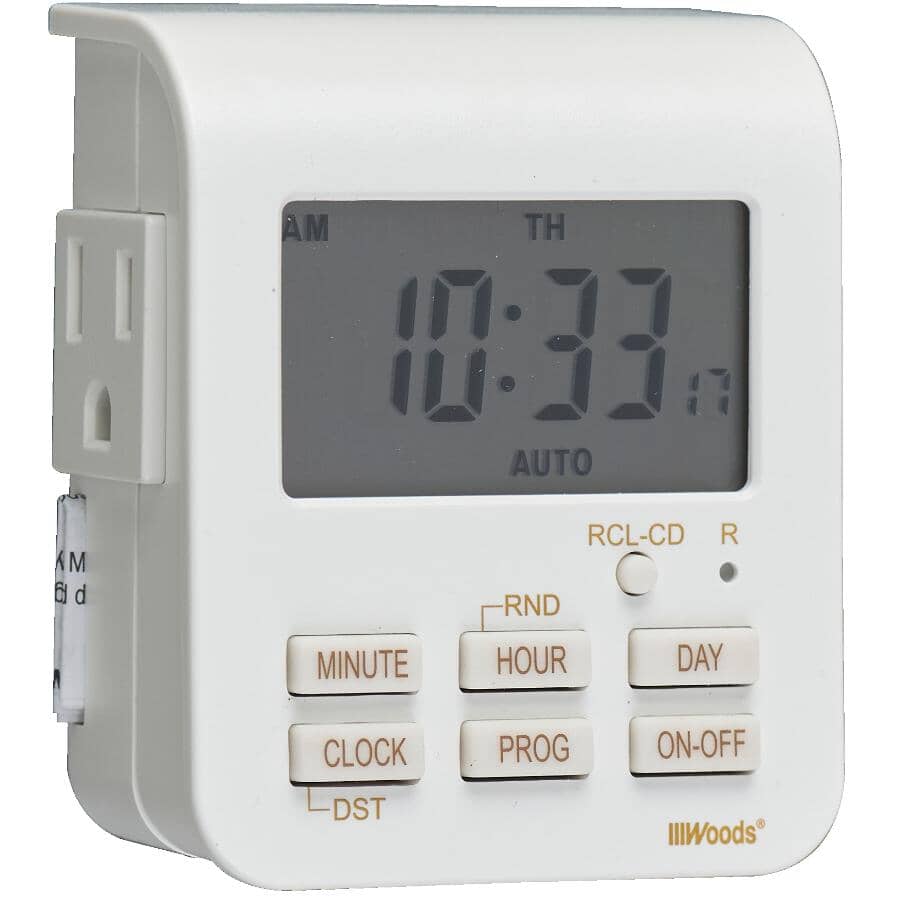 WOODS Heavy Duty 7-Day Digital Timer | Home Hardware