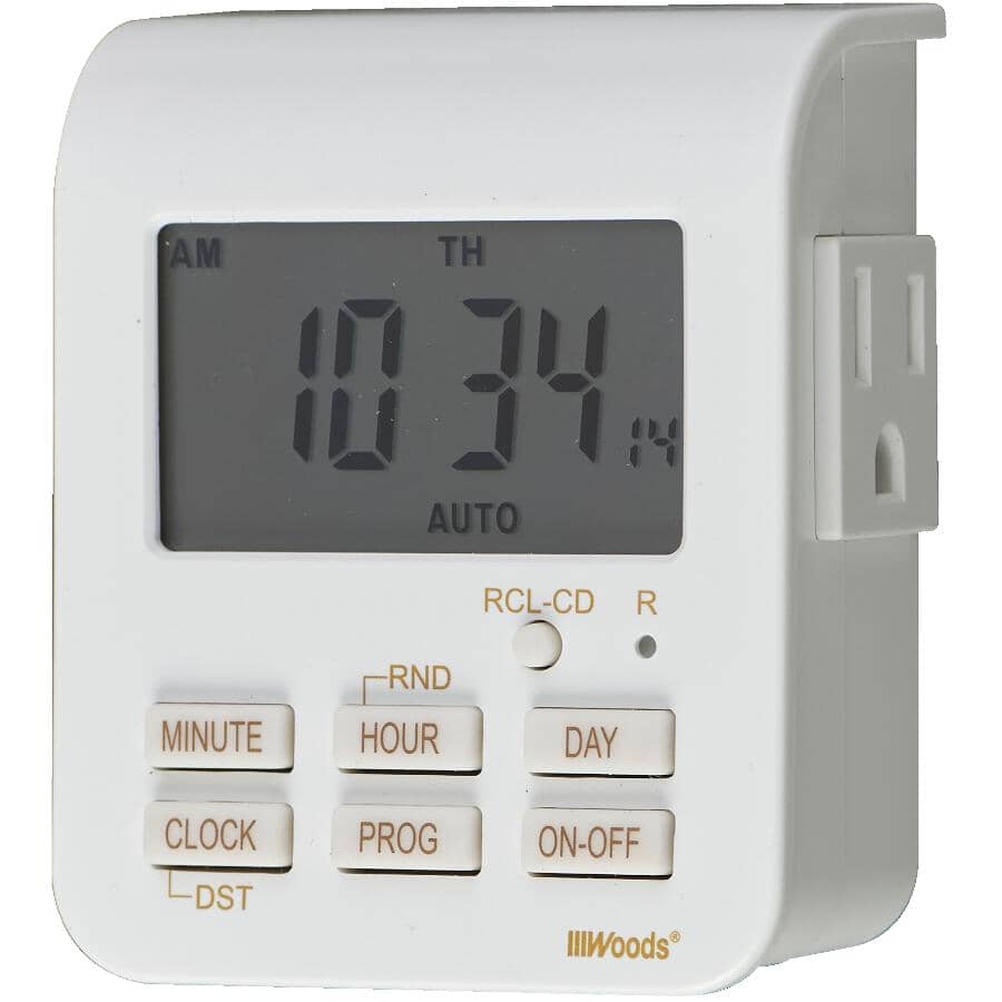 WOODS Heavy Duty 7-Day Digital Timer | Home Hardware