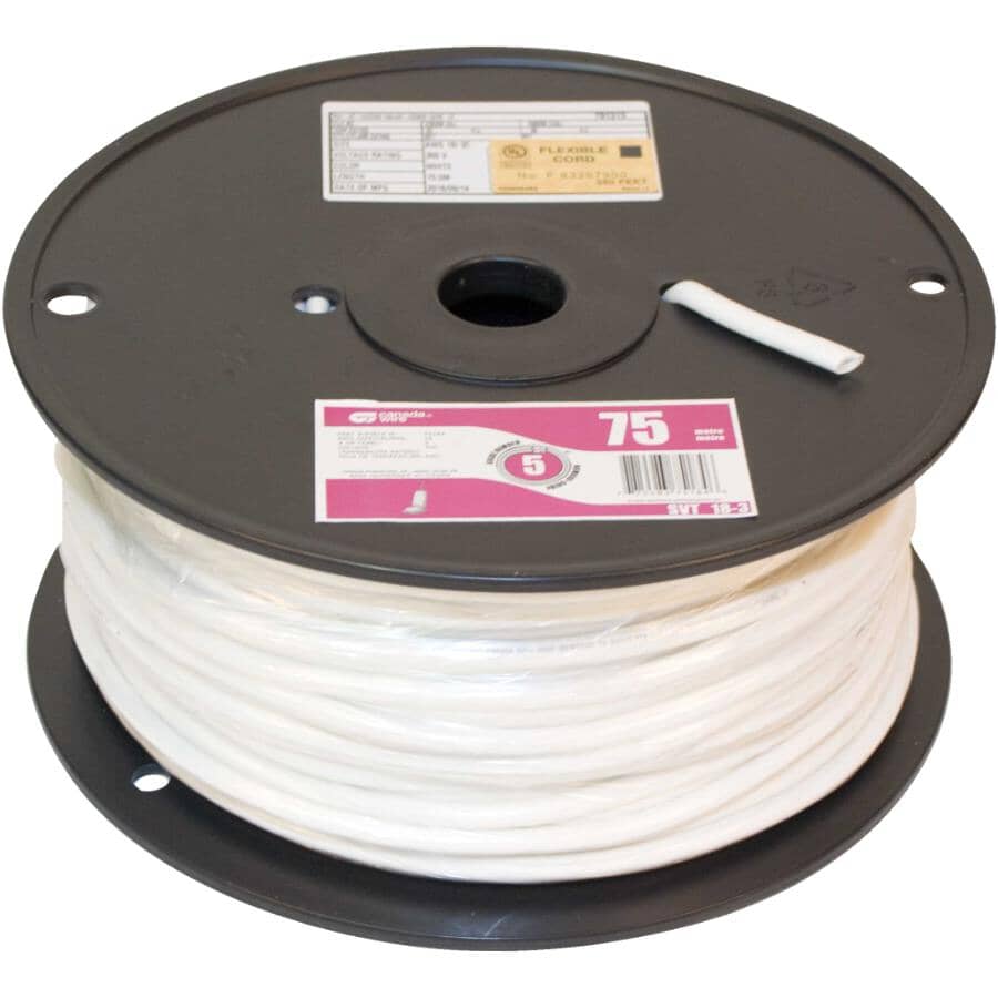SOUTHWIRE White 18/3 SVT Lamp Wire | Home Hardware