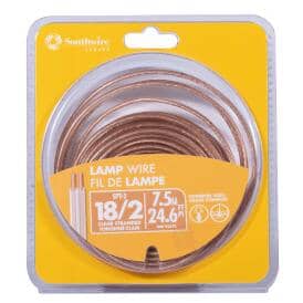SOUTHWIRE 7.5M 18/2 SPT Lamp Wire - Clear | Home Hardware