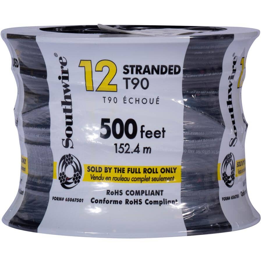 SOUTHWIRE 500' T90 #12 Stranded CU Copper Wire | Home Hardware