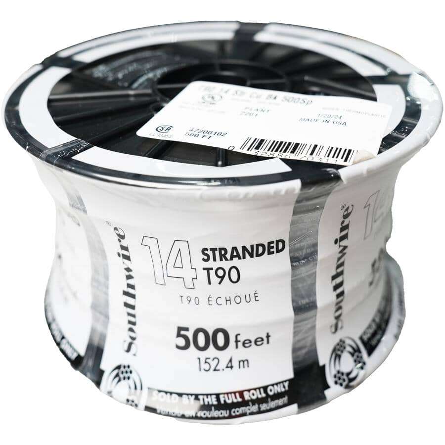 SOUTHWIRE 500' T90 #14 Stranded CU Copper Wire | Home Hardware