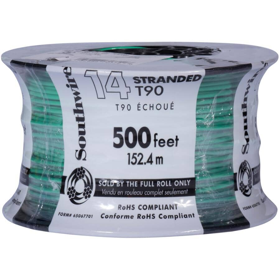 SOUTHWIRE 500' T90 #14 Stranded CU Copper Wire | Home Hardware