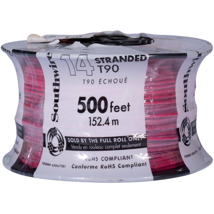SOUTHWIRE 500' T90 #14 Stranded CU Copper Wire | Home Hardware