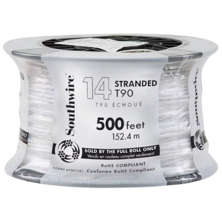 SOUTHWIRE 500' T90 #14 Stranded CU Copper Wire | Home Hardware