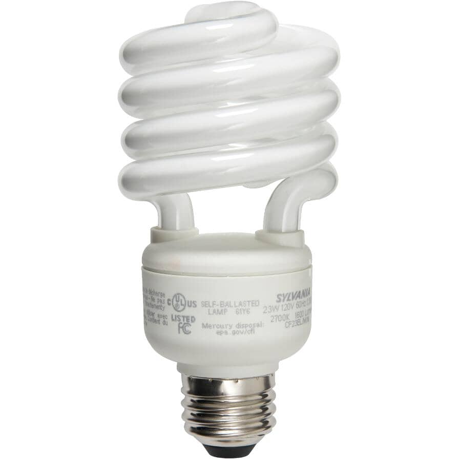 PHILIPS 23W Medium Base Soft White Mini Twister CFL Bulbs | Home Hardware