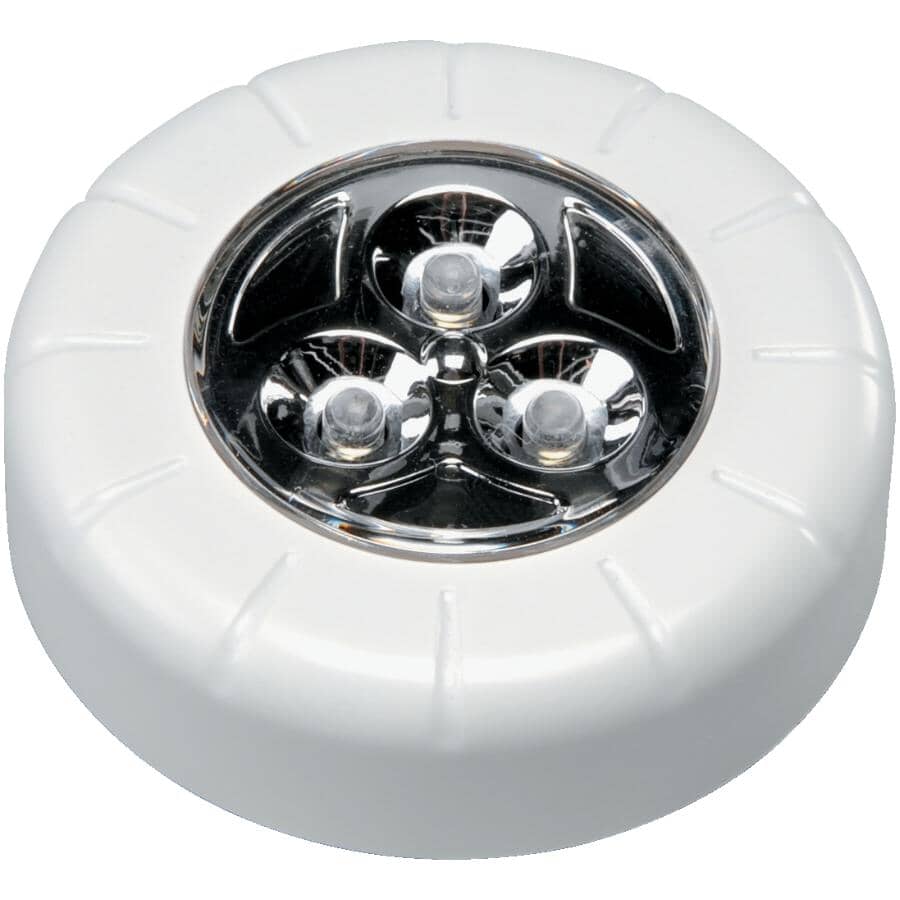 REACTOR LED Push Light with Adhesive Back | Home Hardware