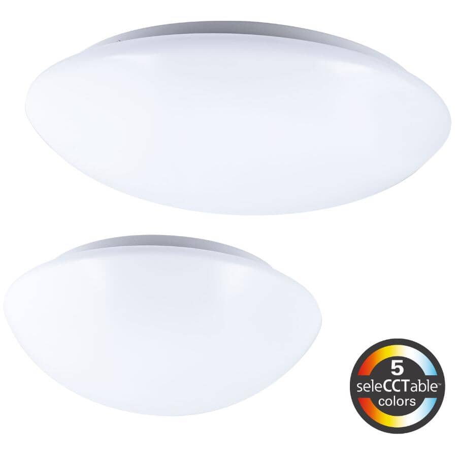 HALO Selectable Lumens Flush Mount Round Puff LED Light | Home Hardware