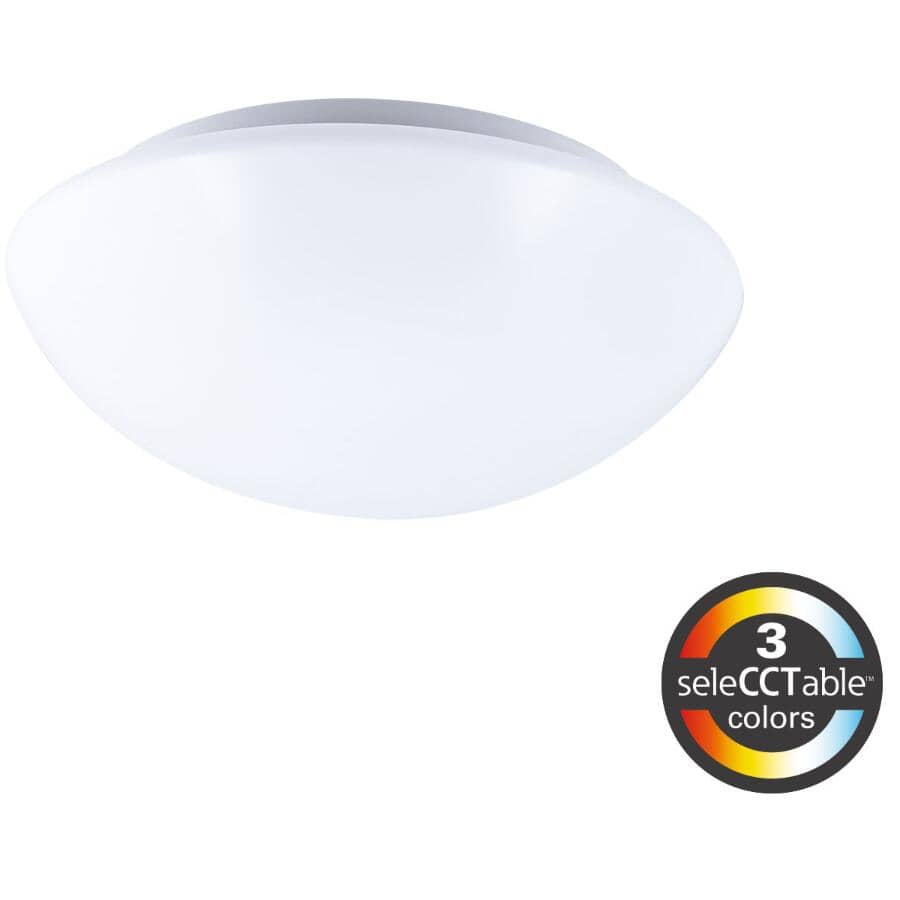 HALO Selectable Lumens Flush Mount Round Puff LED Light | Home Hardware
