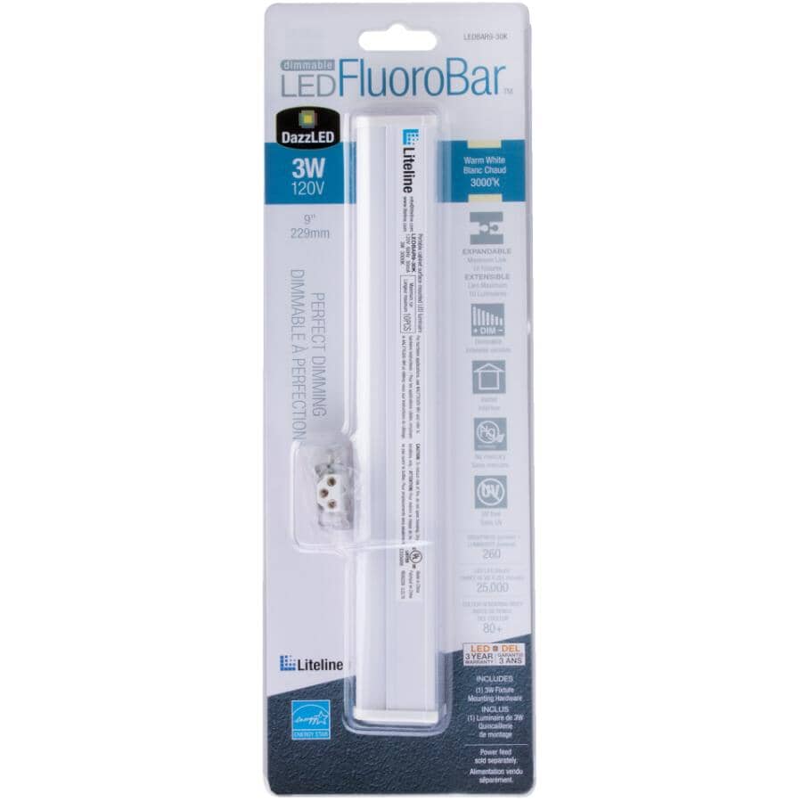 Dazzled By Liteline 3W White LED Fluorobar Light Fixture | Home Hardware