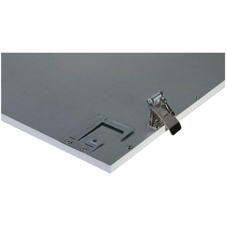 TRENZ LIGHTING 4 Pack Edge Panel Mounting Clips for LED Light Fixtures ...