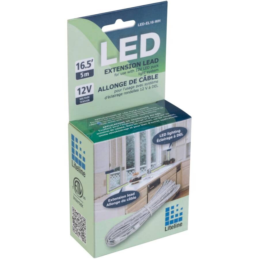 LITELINE 12V Lead Extension for LED Puck Lights | Home Hardware