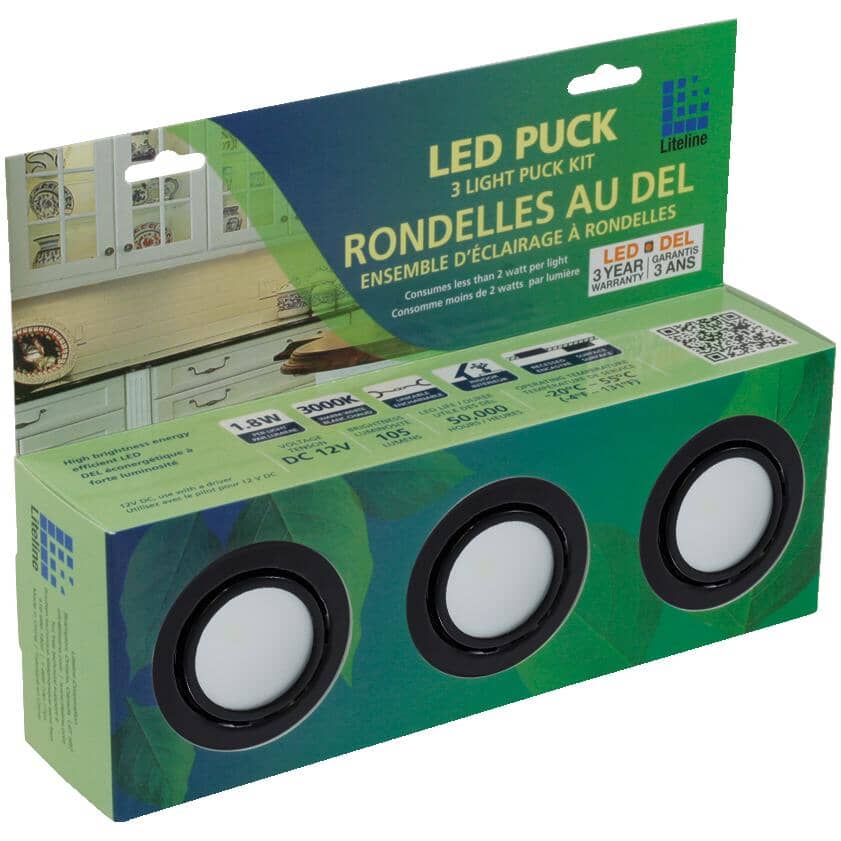 LITELINE LED Mini Puck Light Fixture Kit | Home Hardware