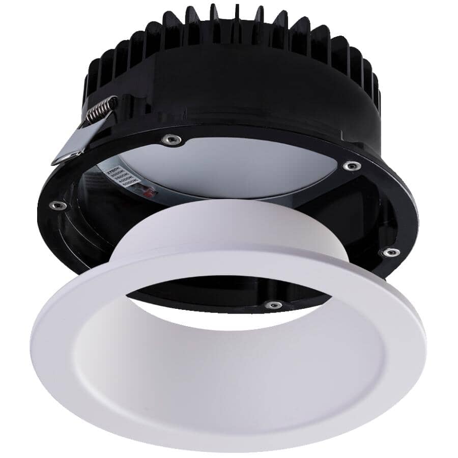 TRENZ LIGHTING 6" LED Recessed Baffle Fixture with CCT Switch | Home ...