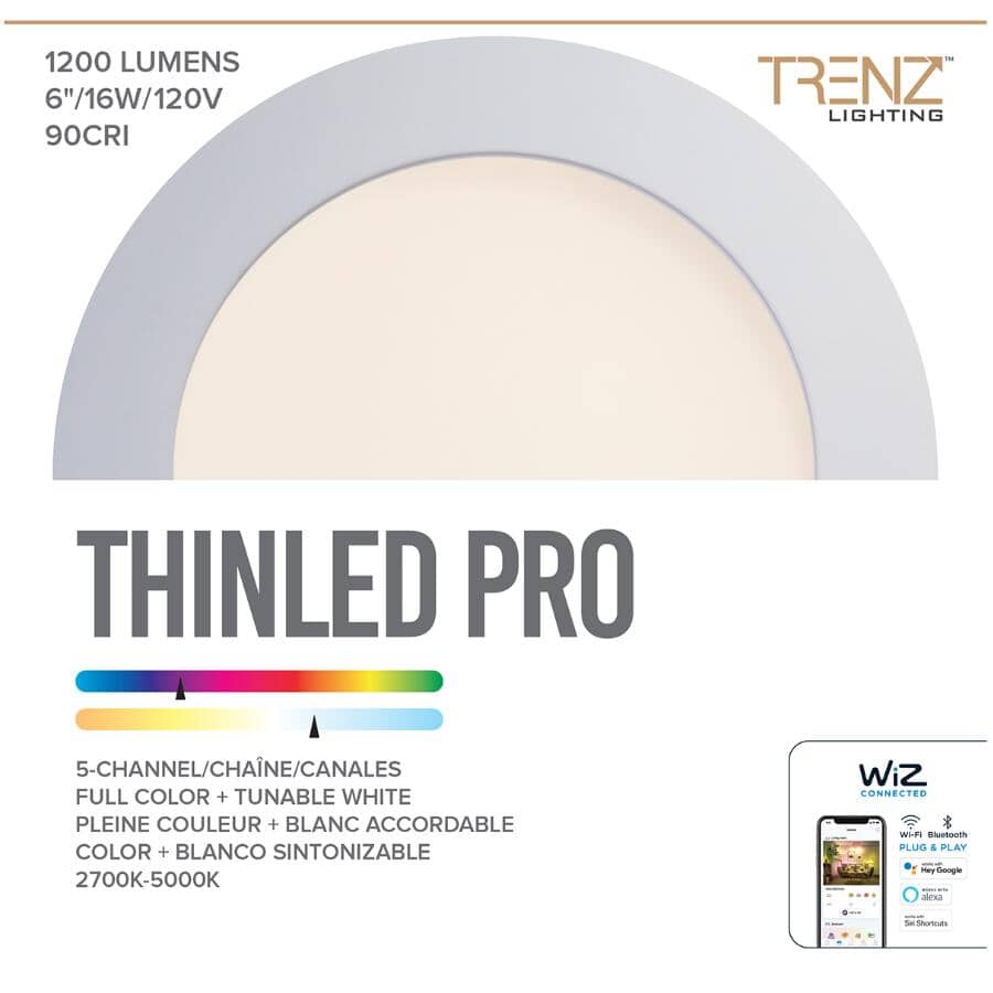 TRENZ LIGHTING 6" LED Recessed Smart Dimmable Light Fixture | Home Hardware