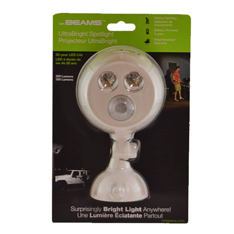 MR BEAMS UltraBright Battery Operated Motion Sensor LED Spotlight ...