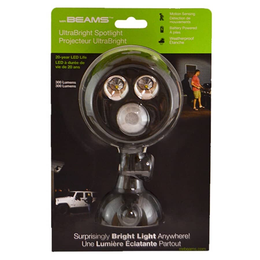 MR BEAMS UltraBright Battery Operated Motion Sensor LED Spotlight ...