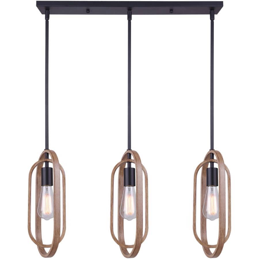 CANARM Dilan 3 Light Pendant Light Fixture | Home Hardware