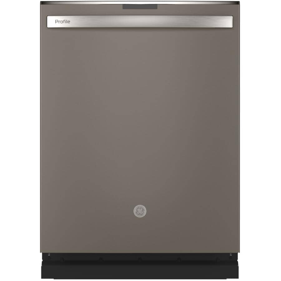 Slate Stainless Stell Interior - Top Control Ge Profile 24" Dishwasher ...