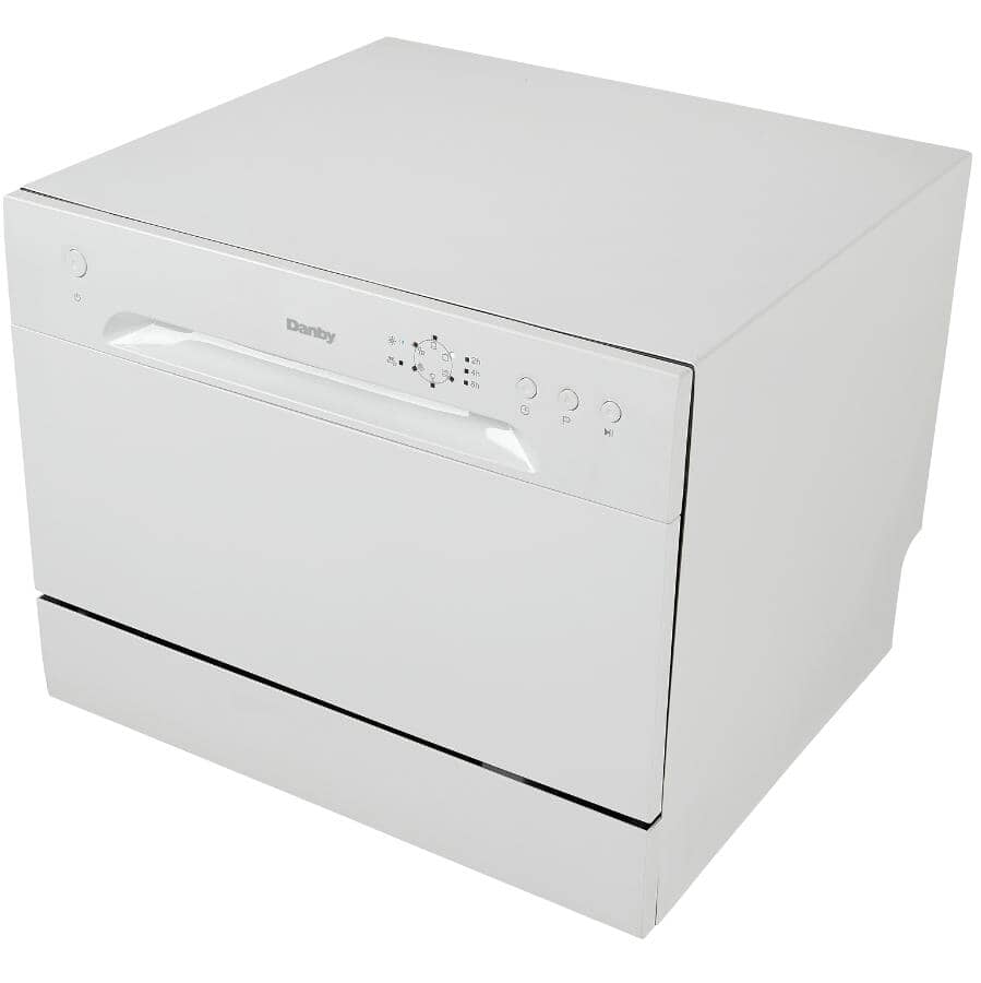 DANBY Countertop Portable Dishwasher (DDW621WDB) - 6 Place Setting ...