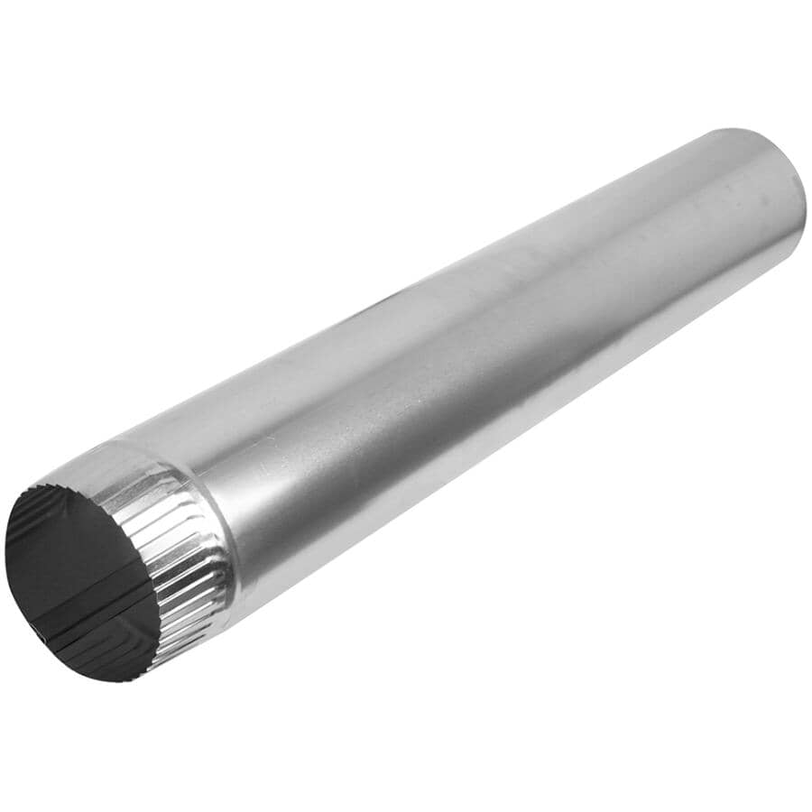 DUNDAS-JAFINE 4" x 60" Aluminum Snap Lock Pipe | Home Hardware