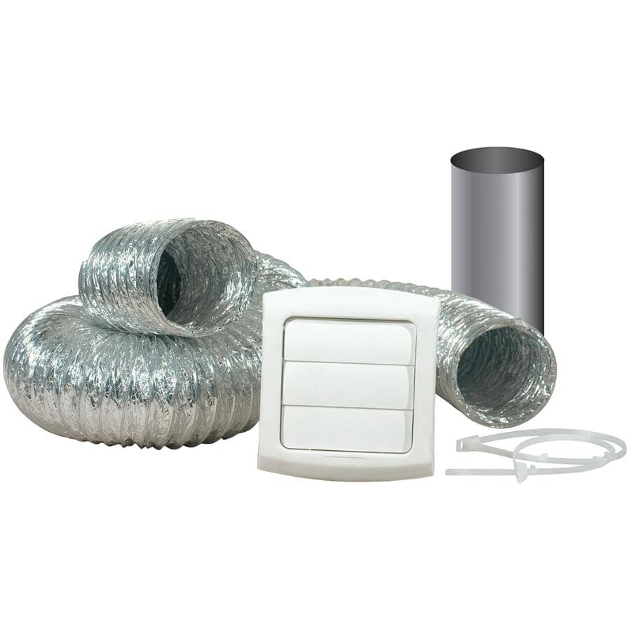 DUNDAS-JAFINE 4" x 8' Louver Dryer Vent Kit | Home Hardware