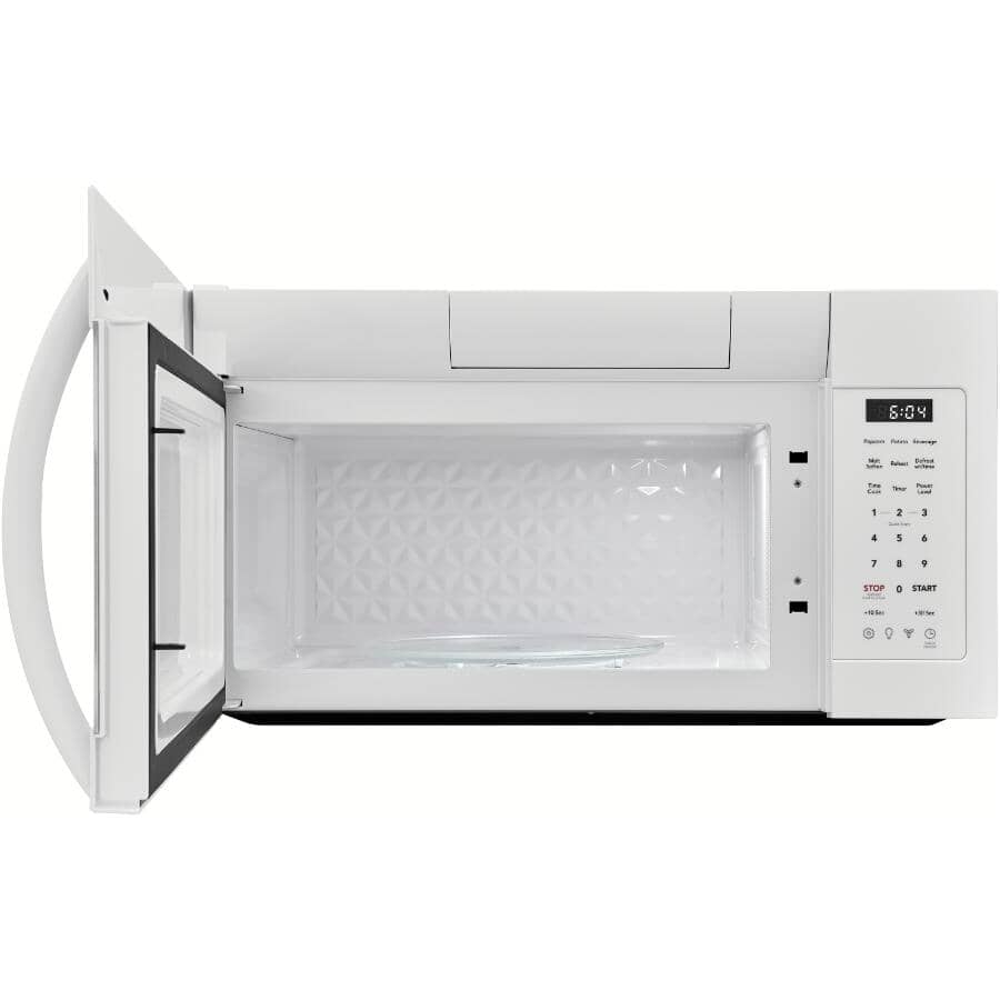 FRIGIDAIRE 1.8 cu. ft. Over-The-Range Microwave Oven (FMOS1846BW ...