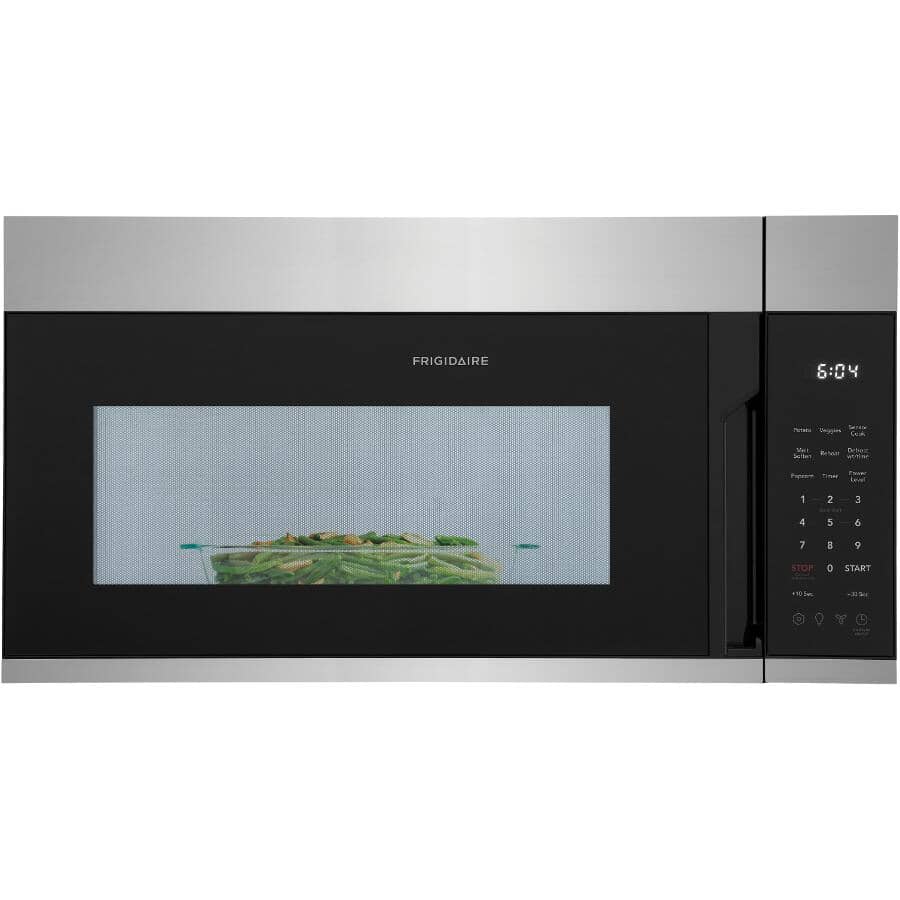 FRIGIDAIRE 1.8 cu. ft. Over-The-Range Microwave Oven (FMOW1852AS ...