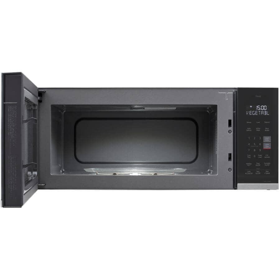 LG 1.3 cu. ft. Smart Over-The-Range Slim Microwave Oven (MVEF1323F ...