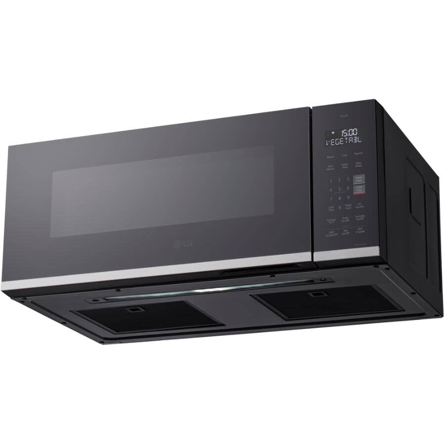 LG 1.3 cu. ft. Smart Over-The-Range Slim Microwave Oven (MVEF1323F ...
