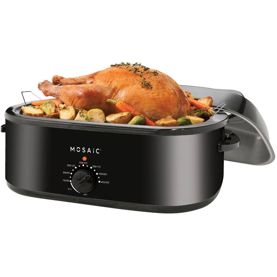 MOSAIC Roaster Oven - Black, 1450W, 18 L | Home Hardware