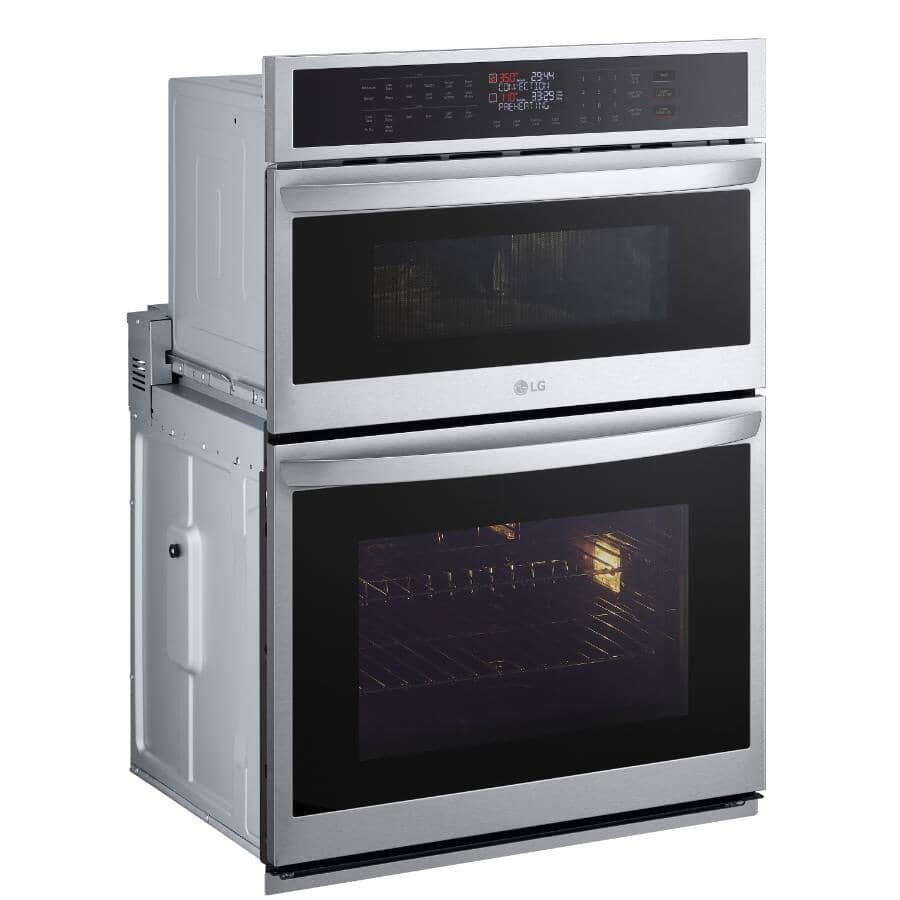 LG 30" 1.7/4.7 cu. ft. Smart Combo Wall Oven (WCEP6423F) - with ...