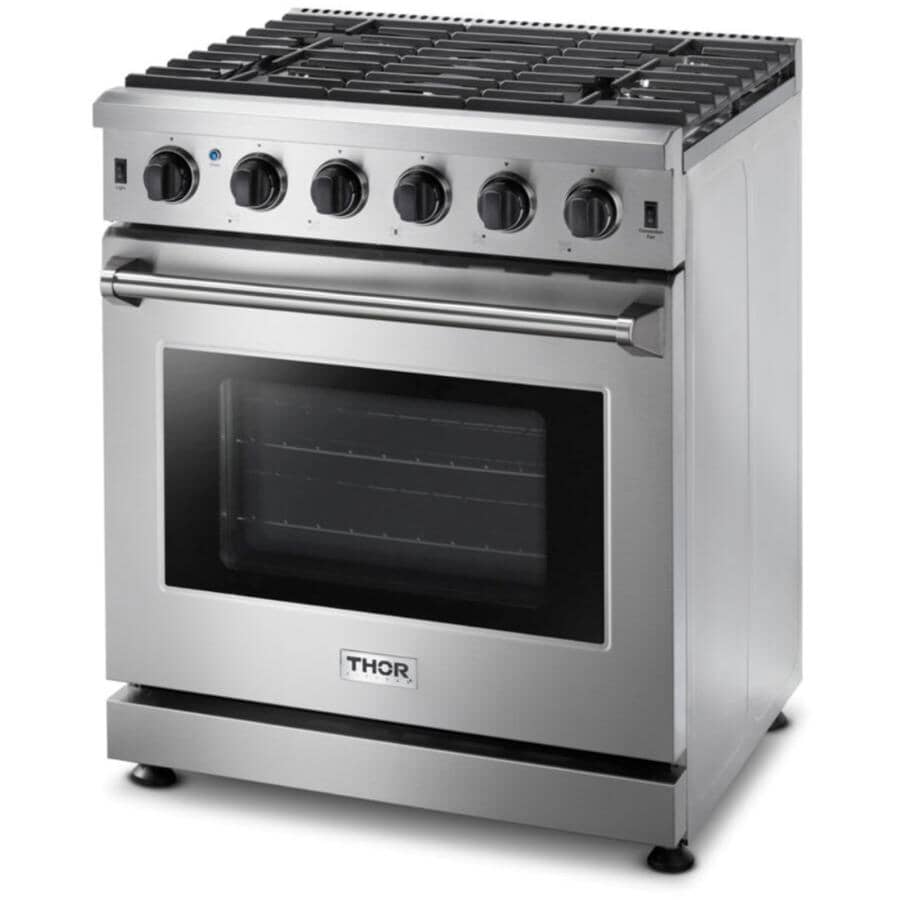 THOR KITCHEN 30" 4.55 cu. ft. Professional Freestanding Gas Range ...