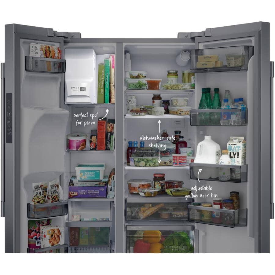 FRIGIDAIRE PROFESSIONAL 22.3 cu. ft. Side by Side Refrigerator ...