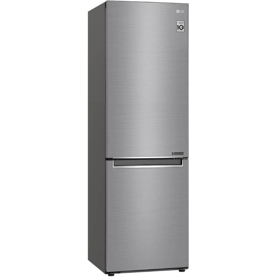 LG 24" 12 cu. ft. Bottom Freezer Refrigerator with DoorCooling+ ...