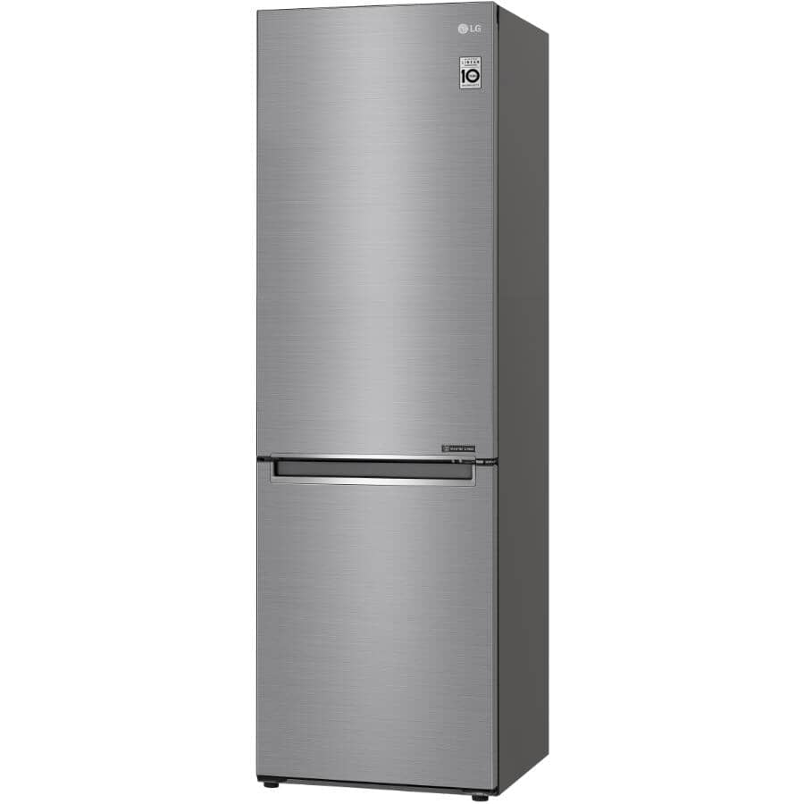 LG 24" 12 cu. ft. Bottom Freezer Refrigerator with DoorCooling+ ...