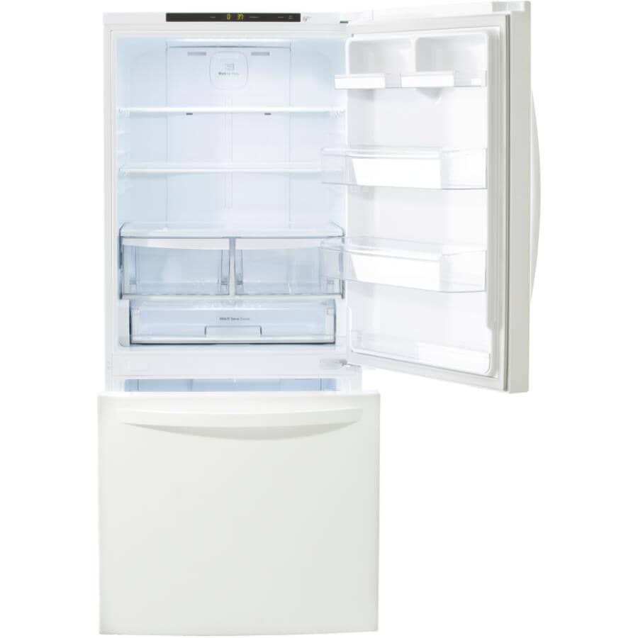 LG 30" 22 cu. ft. Bottom Freezer Refrigerator (LRDNS2200W) - White ...