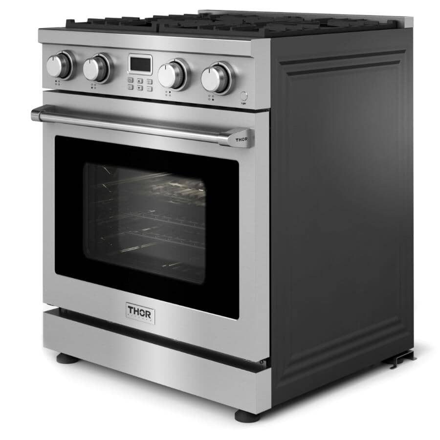 THOR KITCHEN 30" 4.8 cu. ft. Built In Professional Freestanding Gas ...