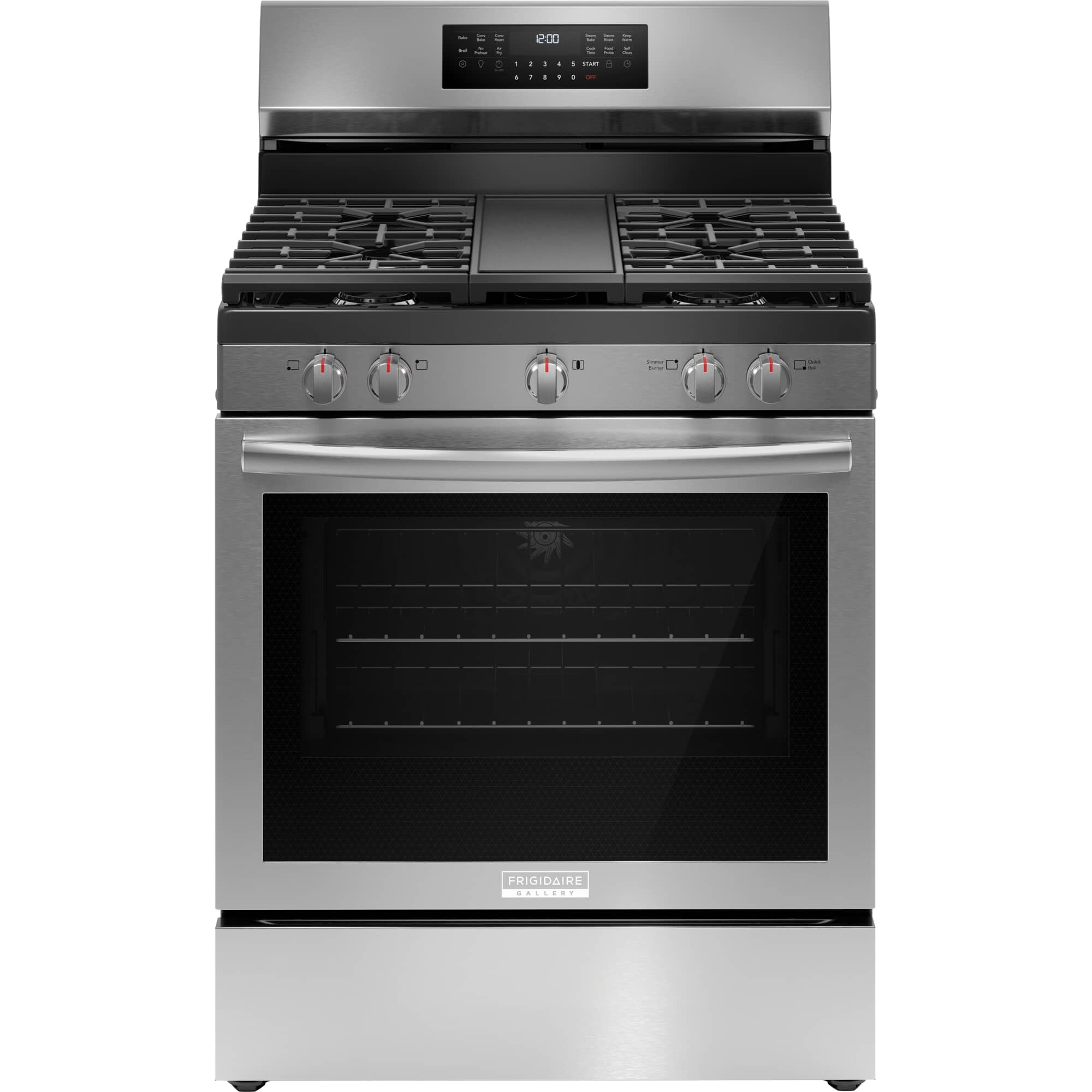 FRIGIDAIRE GALLERY 30" 5.1 cu. ft. Free Standing Rear Control Gas Range ...