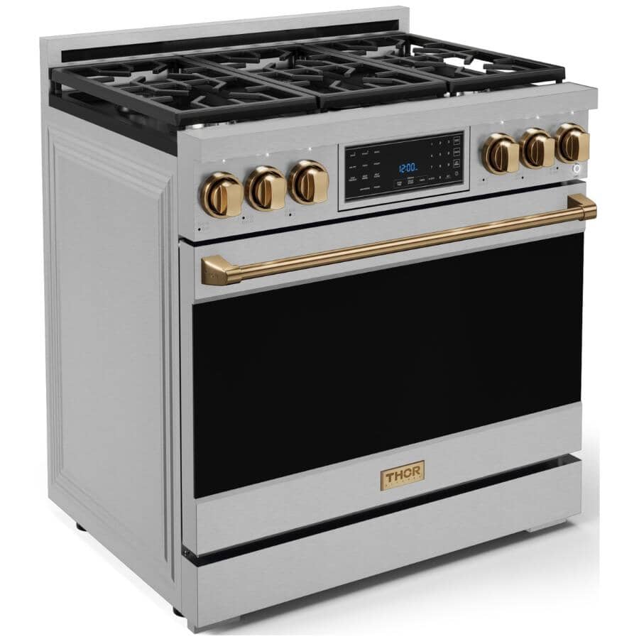 THOR KITCHEN 36" 6 cu. ft. Gordon Ramsay Series Professional Tilt Panel ...