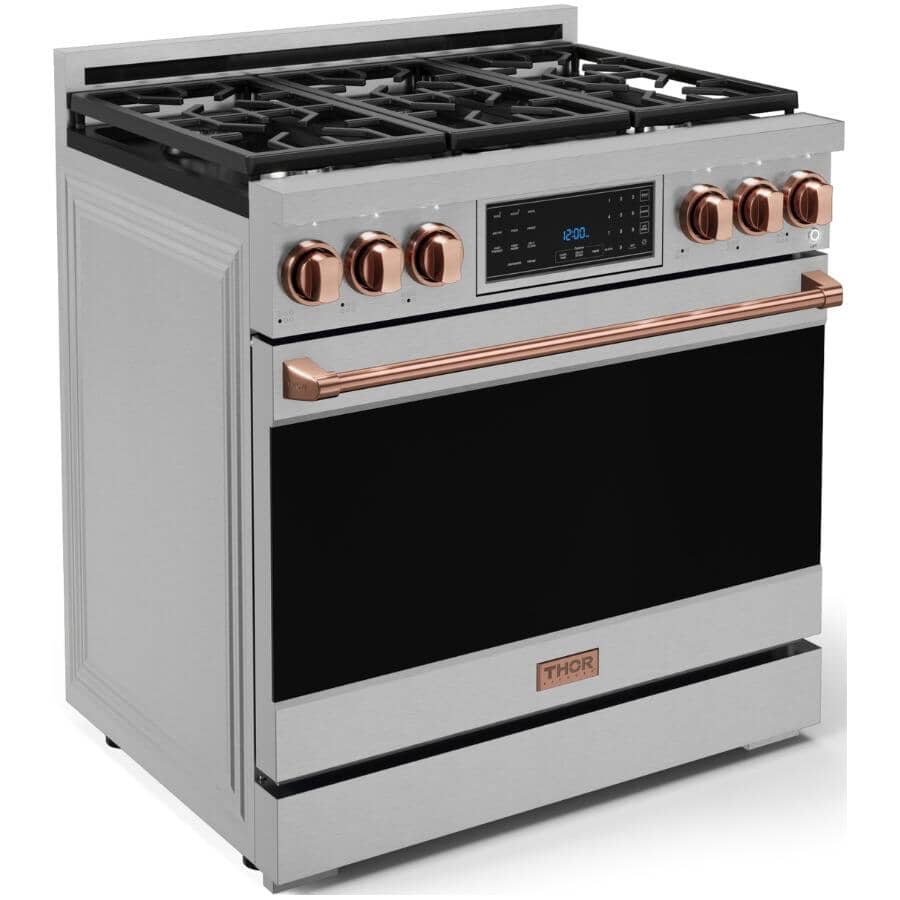THOR KITCHEN 36" 6 cu. ft. Gordon Ramsay Series Professional Tilt Panel ...