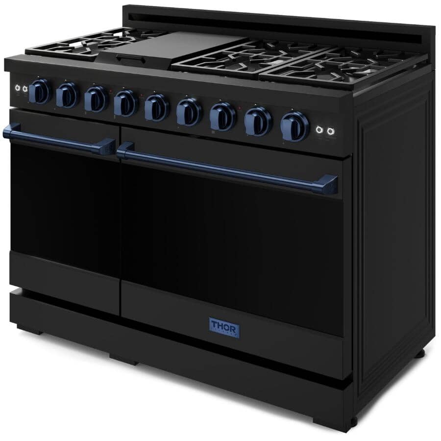 THOR KITCHEN 48" 8 cu. ft. Gordon Ramsay Series Professional Gas Range ...