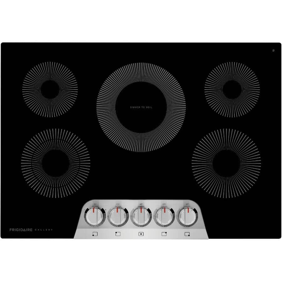 FRIGIDAIRE 30" Electric Smooth Top Cooktop (GCCE3070AS) - with 5 ...