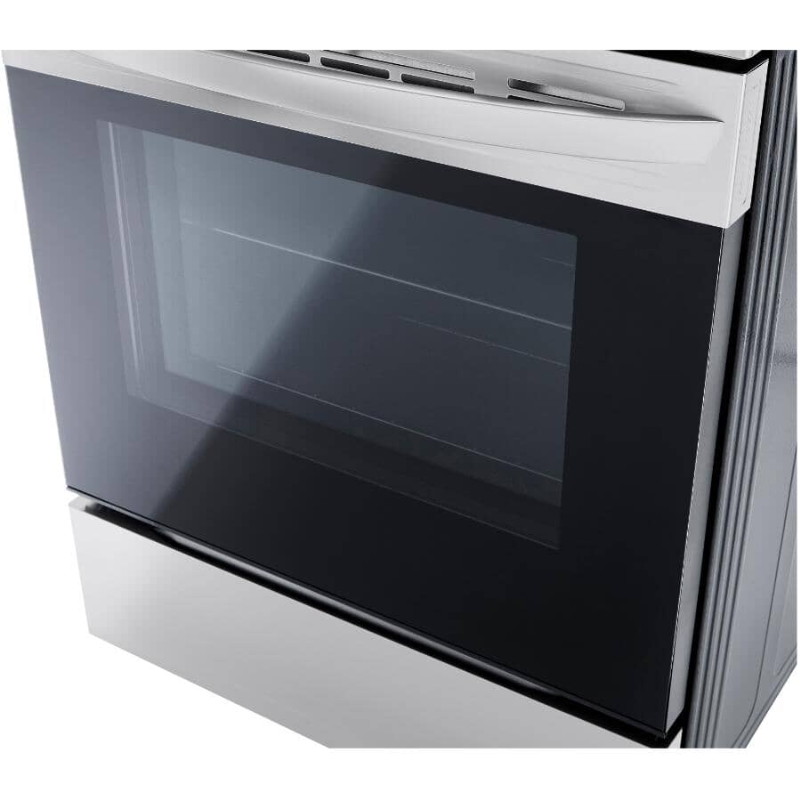 LG 30" 6.3 cu. ft. Freestanding Smooth Top Electric Convection Range ...