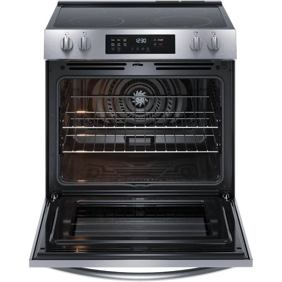 FRIGIDAIRE 30" 5.3 cu. ft. Freestanding Smooth Top Electric Range ...