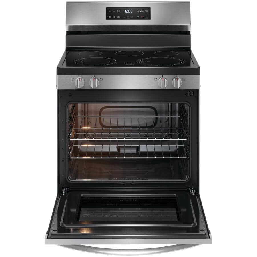 FRIGIDAIRE 30" 5.3 cu. ft. Freestanding Smooth Top Electric Range ...