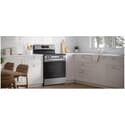 FRIGIDAIRE 30" 5.3 cu. ft. Freestanding Smooth Top Electric Range ...